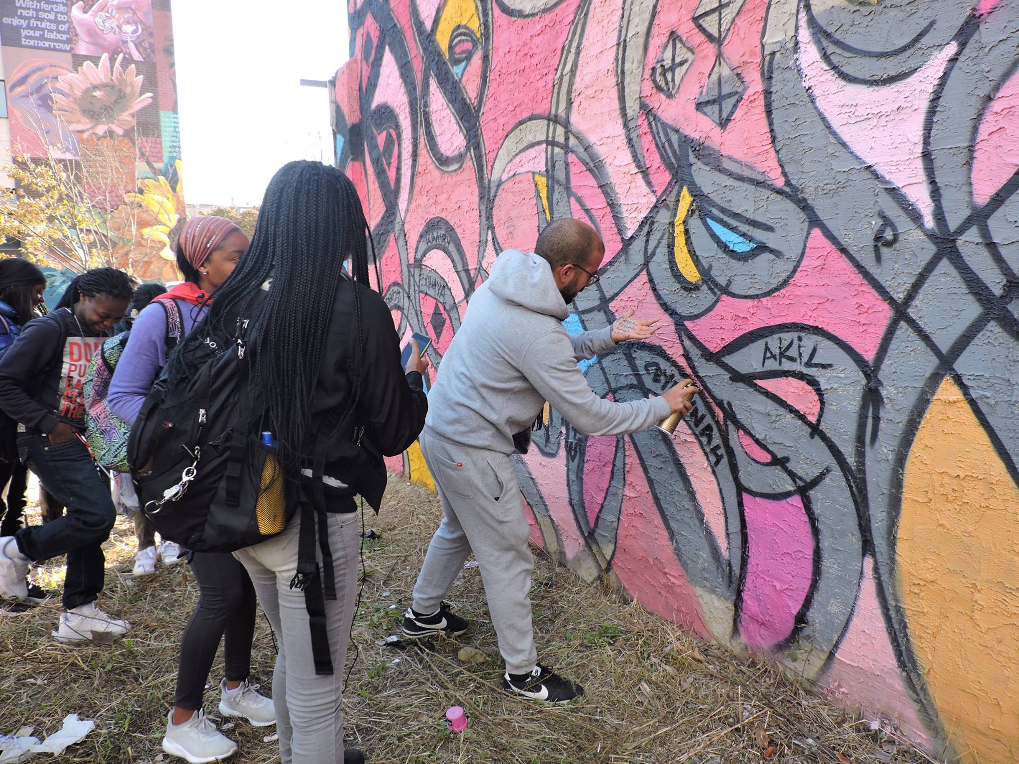 A Week with eL Seed in West Philadelphia | Al-Bustan Seeds Of Culture